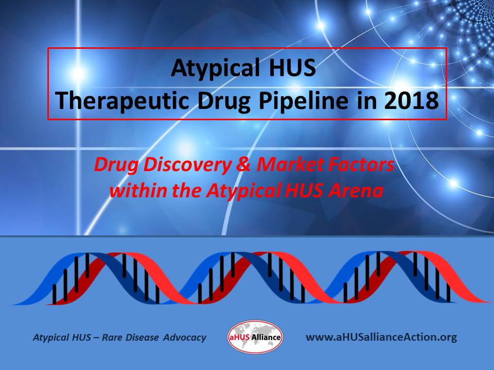 Atypical HUS Therapeutic Drug Pipeline in 2018 - aHUS Alliance Action