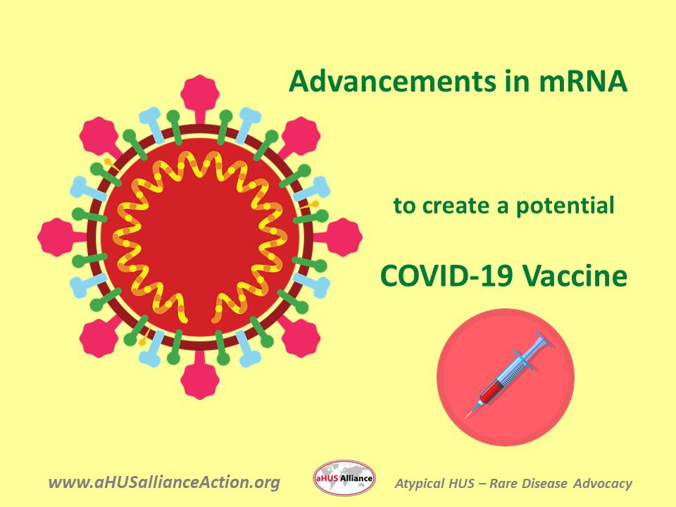Advancements in mRNA - an approach to COVID-19 Vaccines - aHUS Alliance ...
