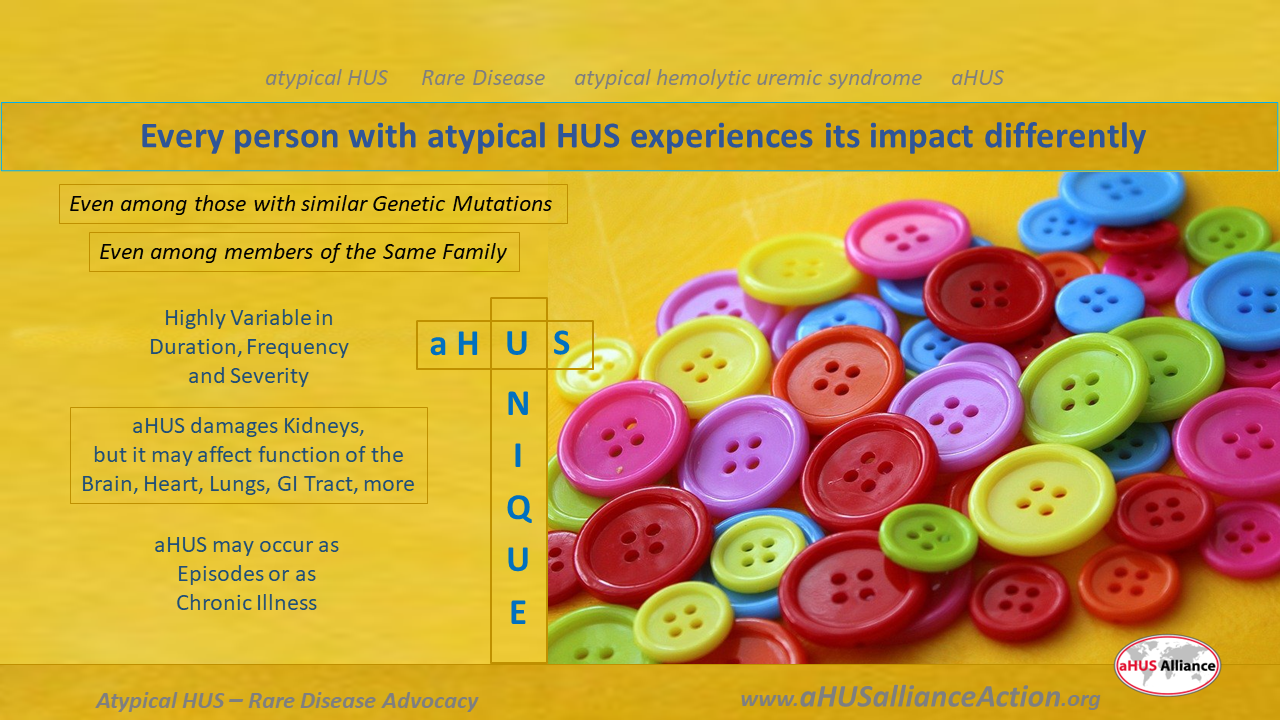 Atypical HUS: Listen, Comprehend, Act - aHUS Alliance Action