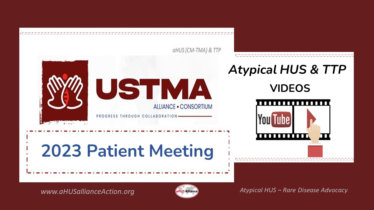 Learn with USTMA - aHUS Videos - aHUS Alliance Action