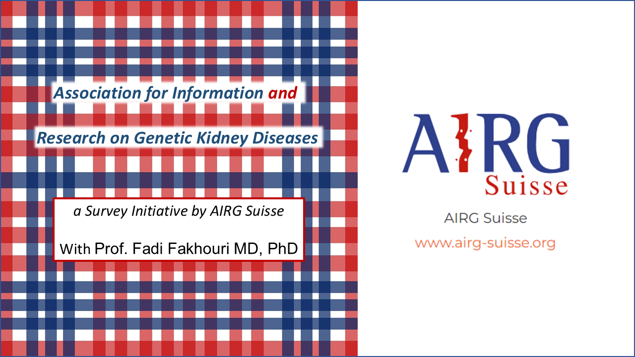 AIRG Suisse: Their aHUS Survey - aHUS Alliance Action